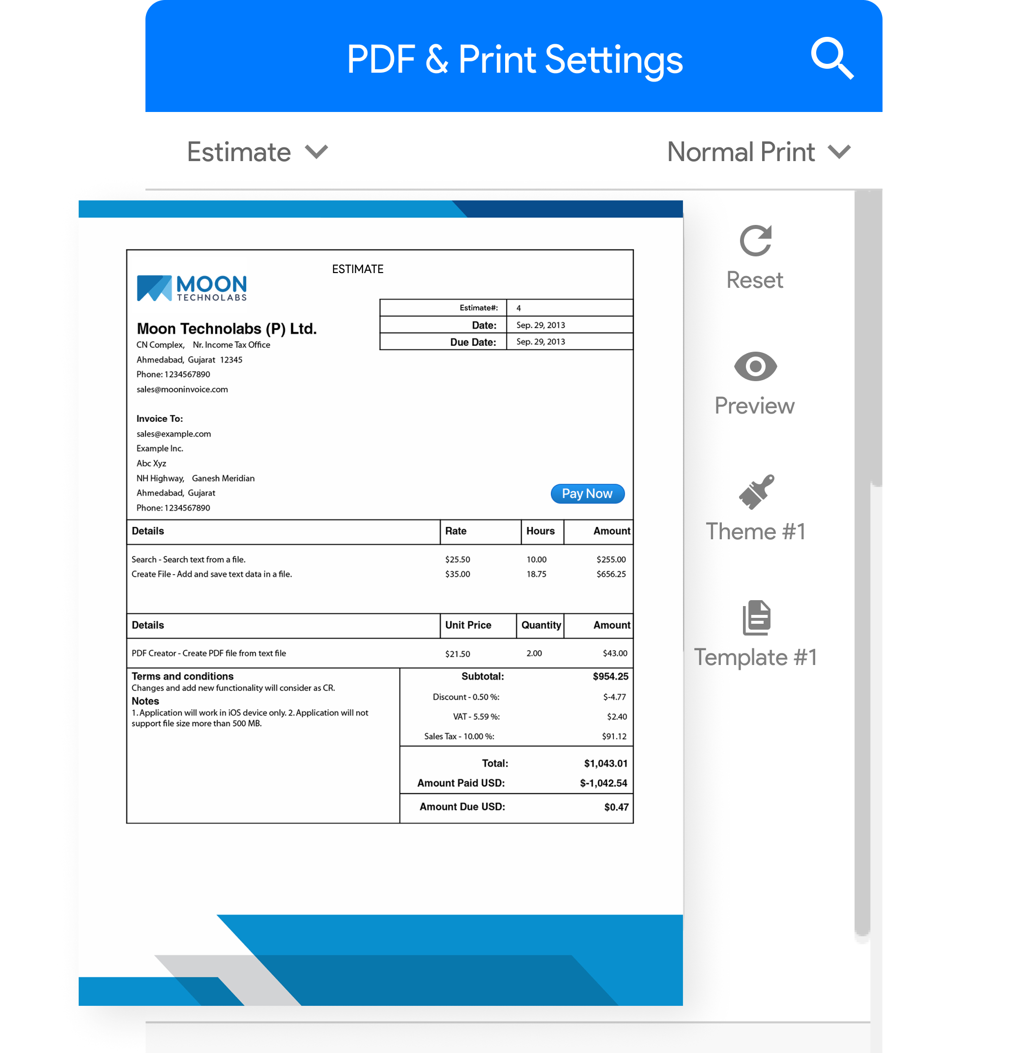 Easy Estimate Software – Create & Send Estimates in Minutes